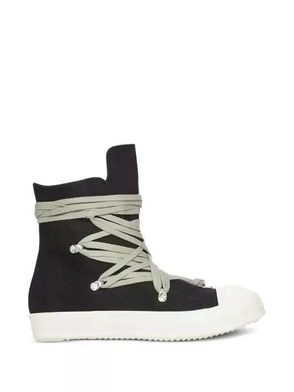 Rick Owens Megalace Sneakers - Black