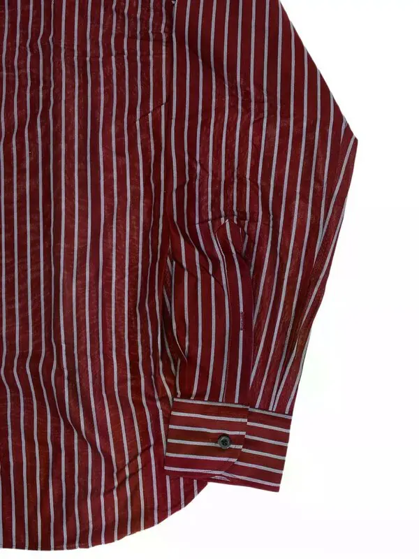 Corneliani Striped French-collar Shirt