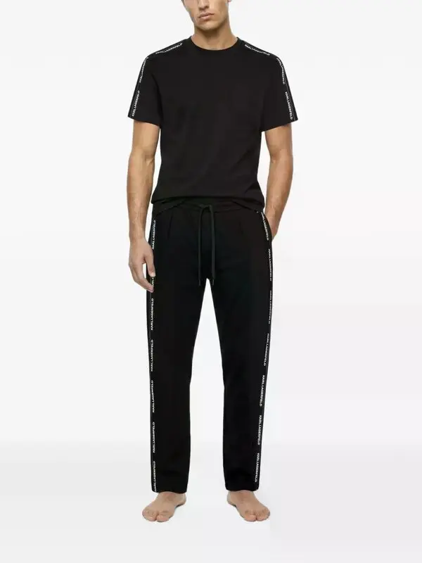 Karl Lagerfeld Logo Loungewear T-shirt - Black