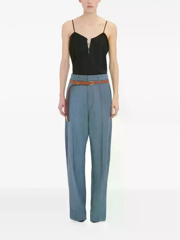 Victoria Beckham Wool Tailored Trousers