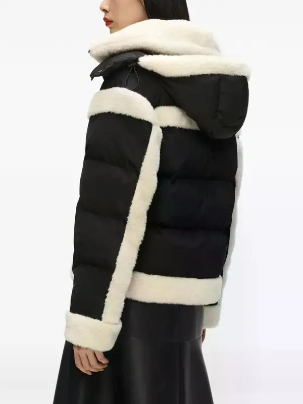 Karl Lagerfeld Faux-shearling Puffer Jacket
