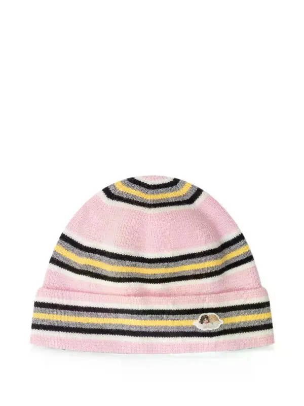 Fiorucci Striped Beanie Hat