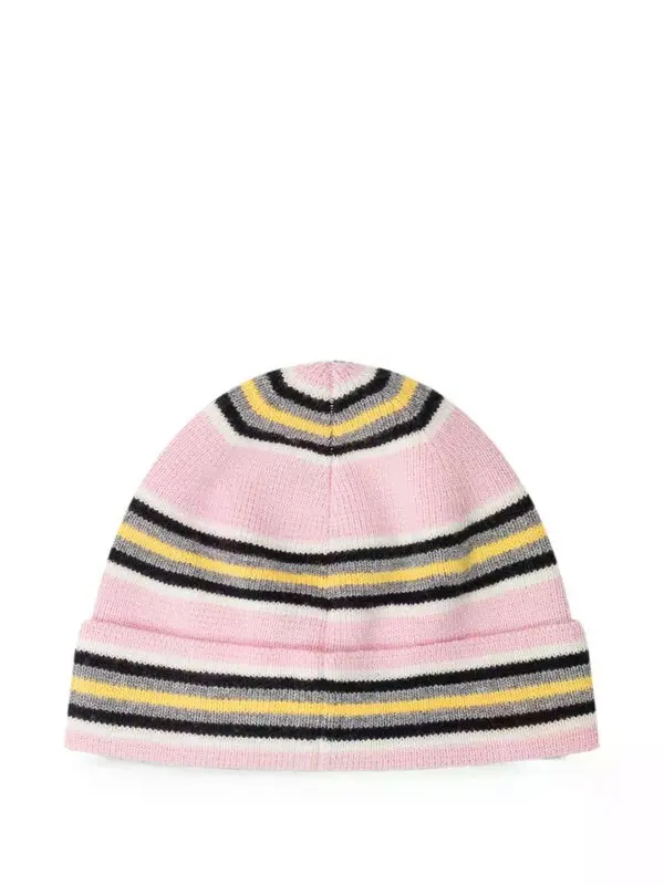 Fiorucci Striped Beanie Hat