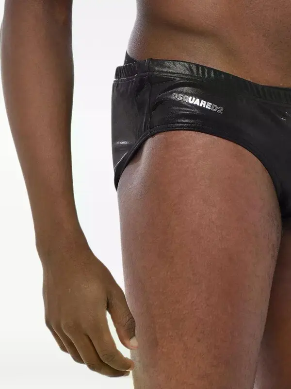 Dsquared2 Logo-print Elasticated Swim Briefs