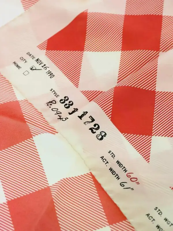 Woolrich Buffalo Check Silk Scarf - Red