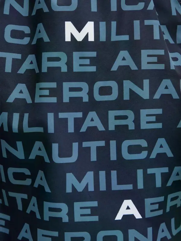 AERONAUTICA MILITARE Logo Print Swim Shorts
