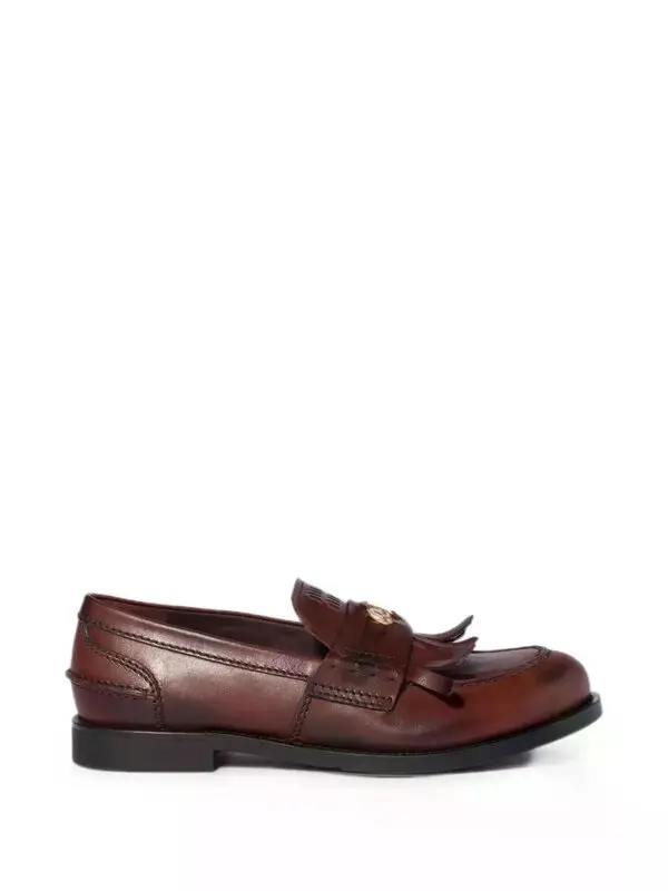 Miu Miu Leather Loafers