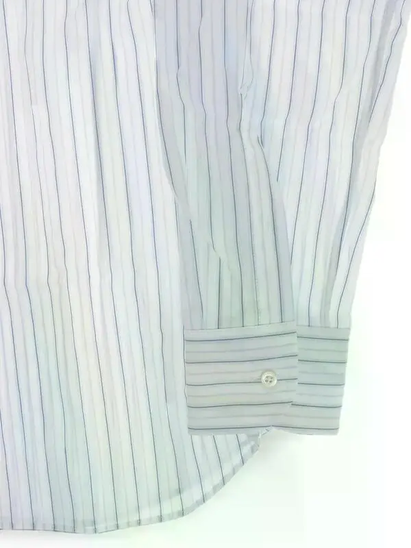 Corneliani Striped French-collar Shirt