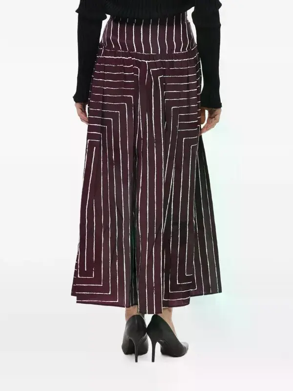 Stella McCartney Maxi Skirt With Sweetheart Stripe Detail