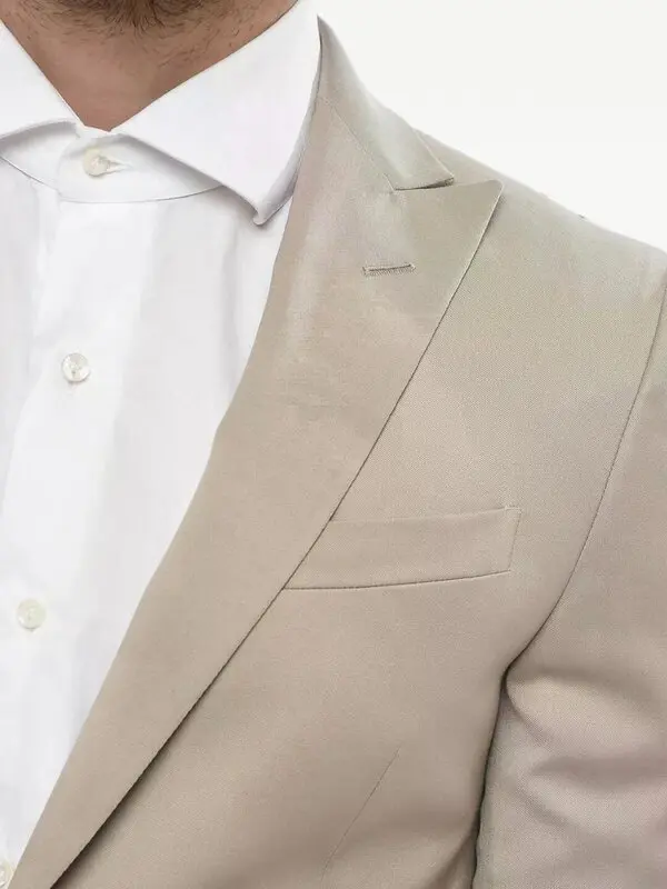 Corneliani Peak-lapel Virgin-wool Suit