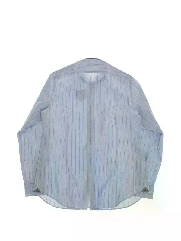 Corneliani Striped French-collar Shirt