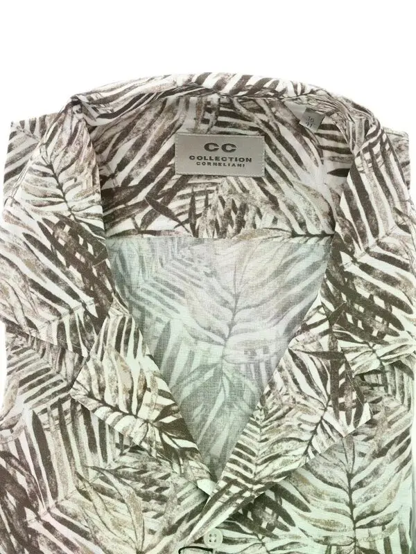 Corneliani Botanical-print Shirt