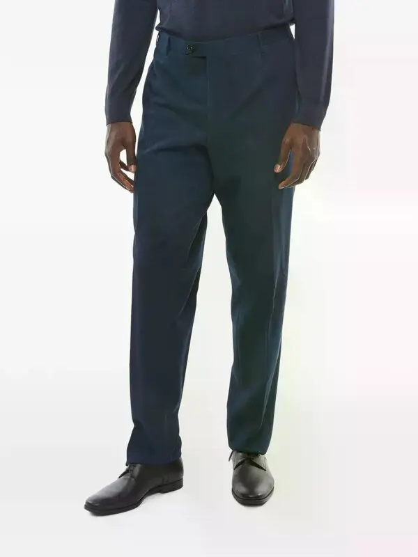 Corneliani Academy Cotton Twill Trousers