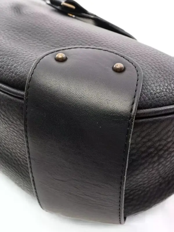 Chloé Calf Leather Grained Texture Shoulder Bag