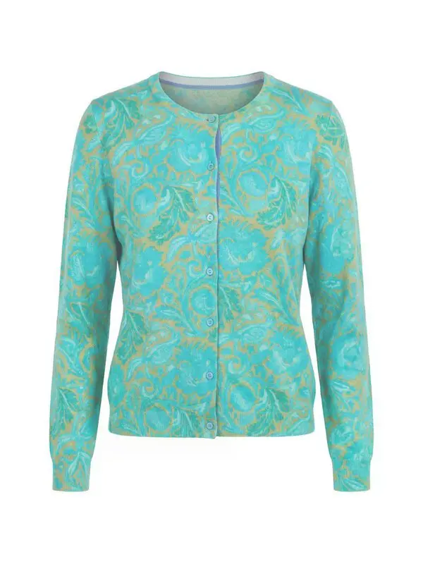 IN BED WITH YOU Knitted Print Cardigan
