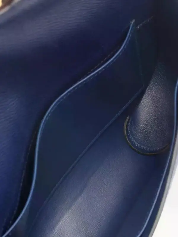 Hermès 2016 Cherche Midi Epsom Clutch Bag - Blue