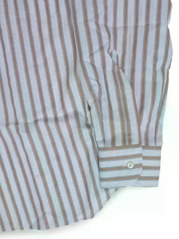 Corneliani Striped French-collar Shirt