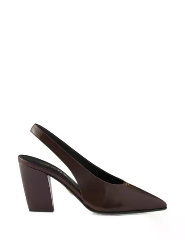 Prada Leather Slingback Pumps