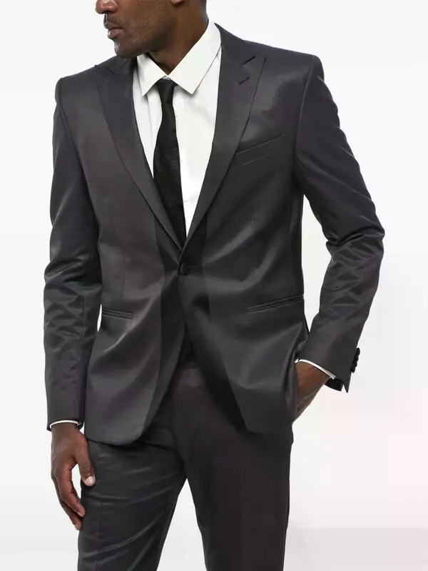 Corneliani Satin-detail Wool-blend Suit