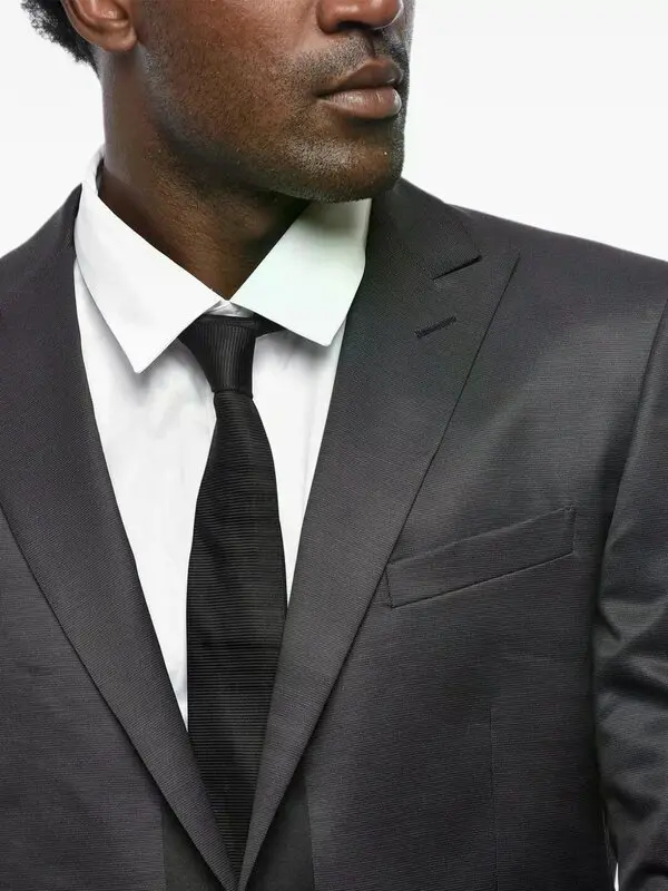 Corneliani Satin-detail Wool-blend Suit