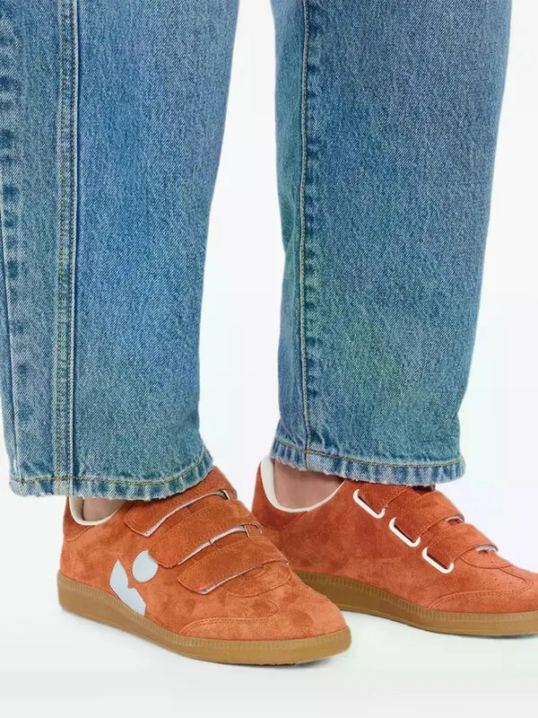 Isabel Marant Étoile Beth Calfskin Suede Low-top Sneakers