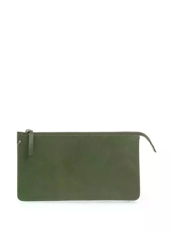 Il Bisonte Logo-debossed Leather Cardholder
