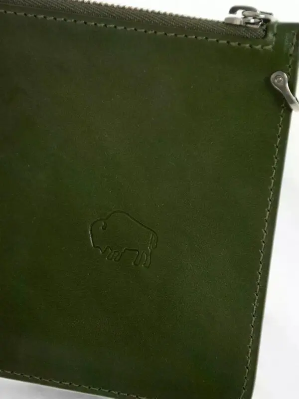 Il Bisonte Logo-debossed Leather Cardholder