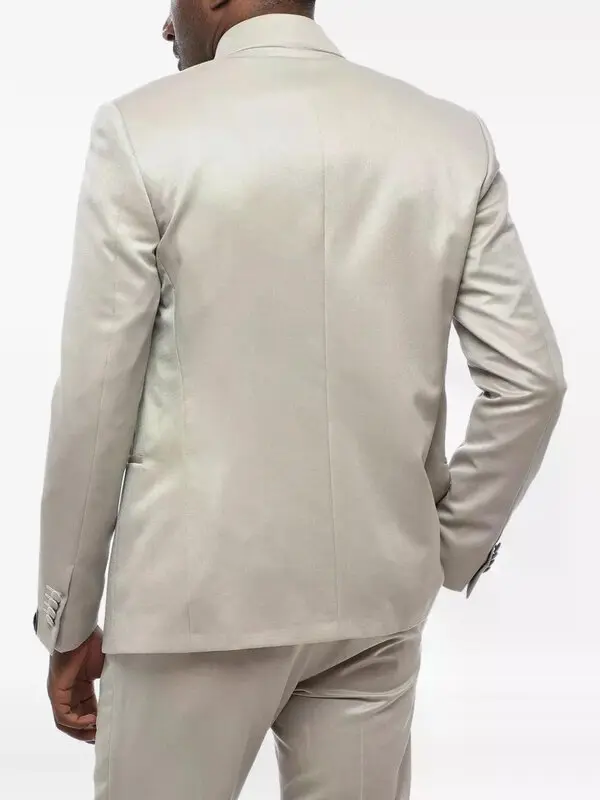Corneliani Three-piece Korean-collar Suit