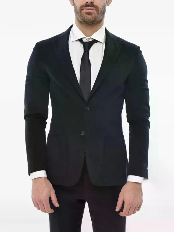 Corneliani Cc Collection Patch-pocket Single-breasted Blazer