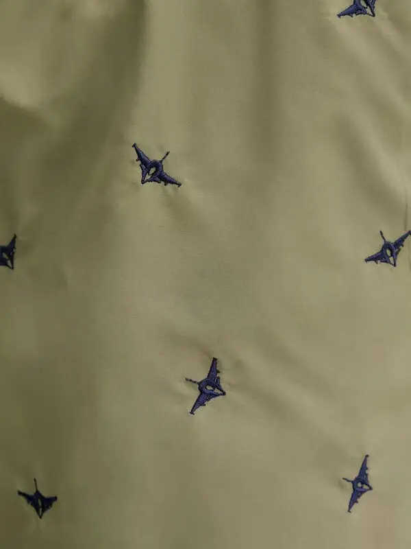 AERONAUTICA MILITARE Embroidered Drawstring Swim Shorts