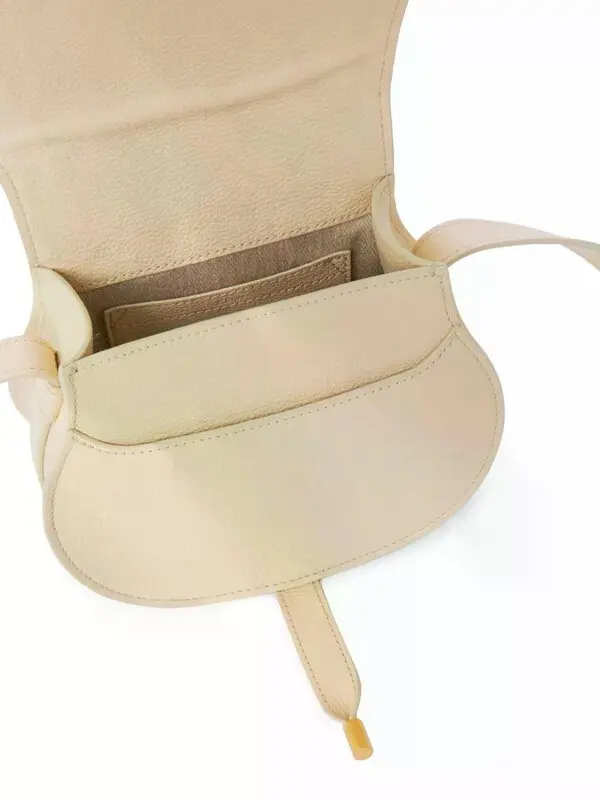 Chloé Marcie Small Saddle Bag - Neutrals