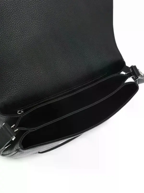 Il Bisonte Hammered-texture Leather Shoulder Bag