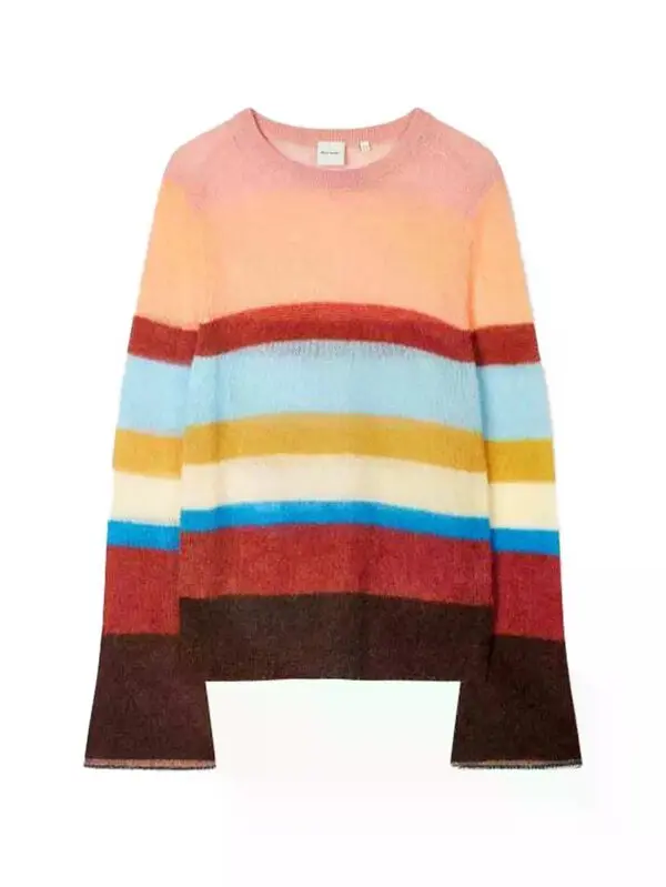 Paul Smith Alpaca-wool Blend Signature Stripe Crewneck Sweater
