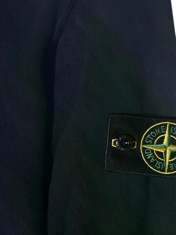 Stone Island Logo-patch Crew-neck Sweater