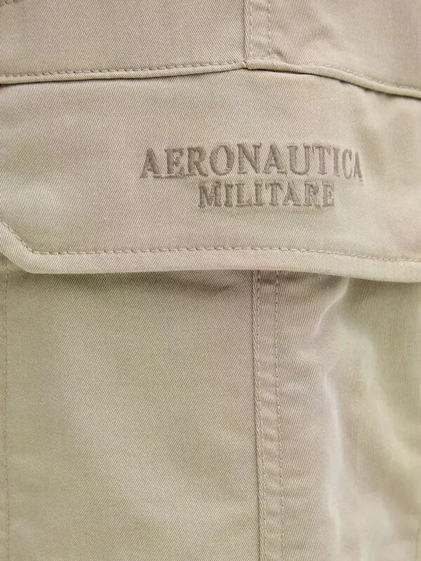 AERONAUTICA MILITARE Embroidered Logo Cargo Pants
