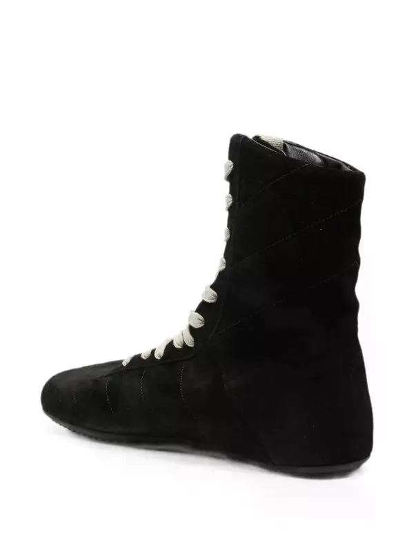 Rick Owens Minimal High Sneaks Lace-up Sneakers