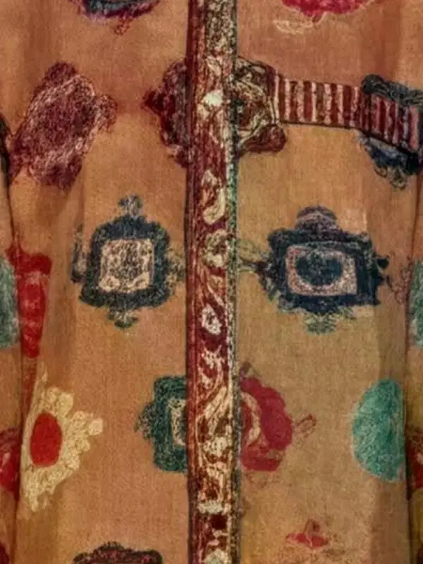 PIERRE-LOUIS MASCIA Geometric Print Silk Shirt
