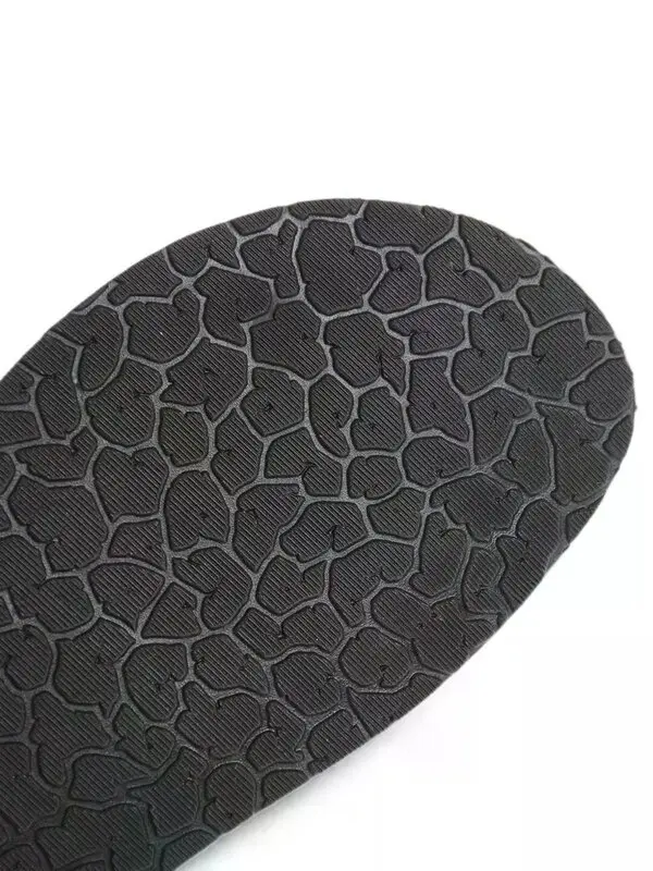 Corneliani Hammered-leather Double-buckle Sandals