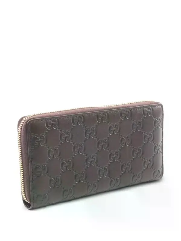 Gucci 2010s Gg Supreme Long Wallet - Brown