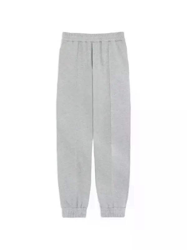 Valentino Garavani Cotton Jogging Pants With Vlogo Embroidery - Grey