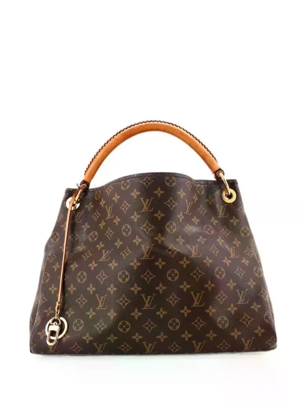 LOUIS VUITTON Artsy Monogram Canvas Mm Hobo Bag - Brown