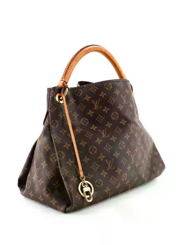 LOUIS VUITTON Artsy Monogram Canvas Mm Hobo Bag - Brown