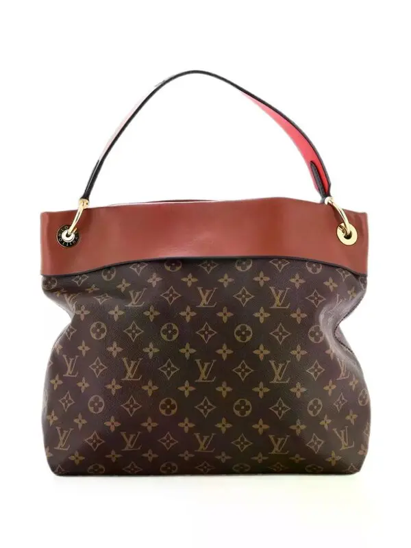 LOUIS VUITTON Tuileries Monogram Canvas Leather Hobo Bag - Multicolour