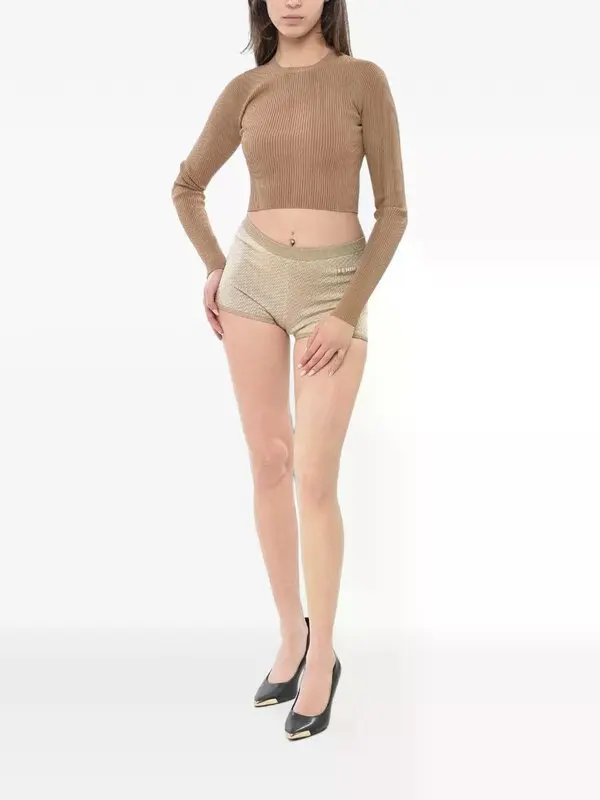 Max Mara Ribbed Fabric Crop Top Arcella