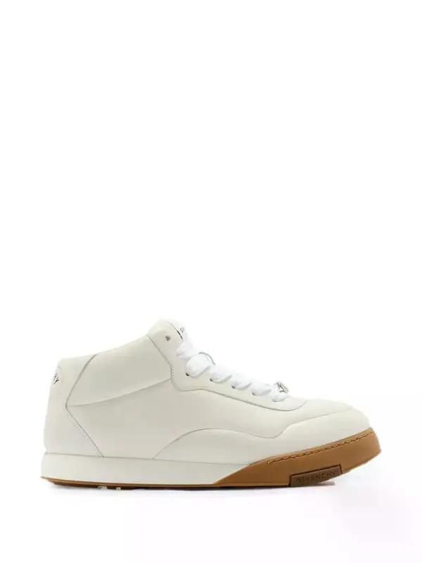 Givenchy Logo-plaque Leather Sneakers
