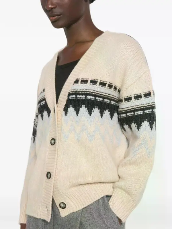 ALLUDE V-neck Cashmere Cardigan