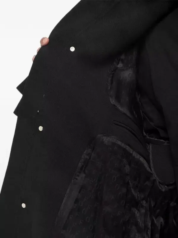 Off-White Hooded Drawstring-waist Parka