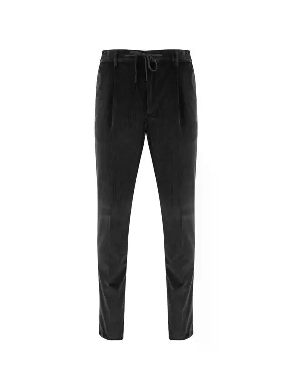 Tagliatore Corduroy Trousers With Drawstring Waist