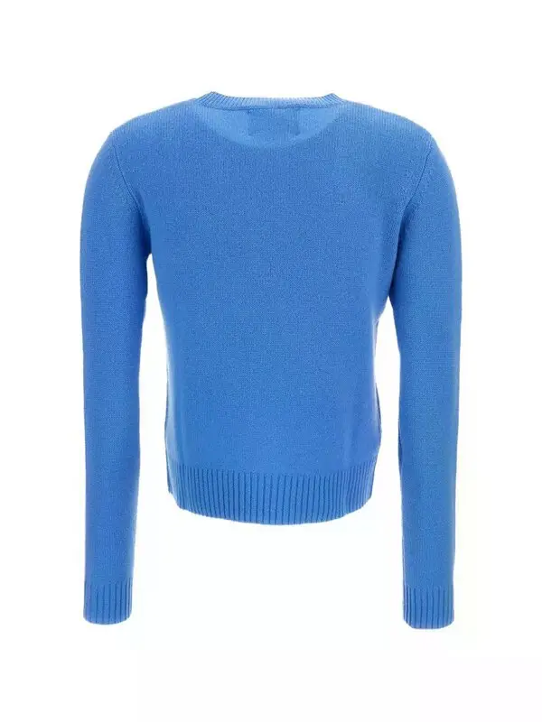 LISA YANG Cashmere Crew Neck Sweater - Blue