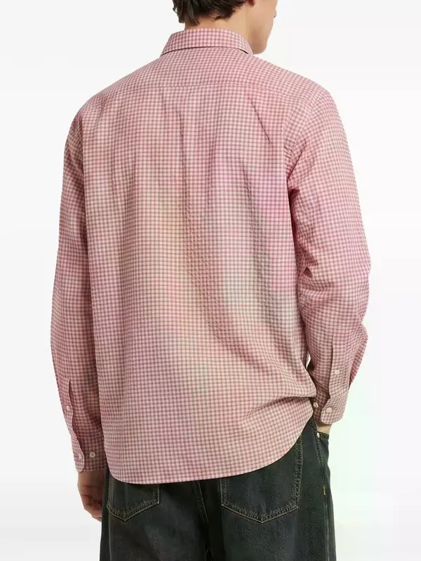 SUNFLOWER Stable Check-pattern Button-down Shirt